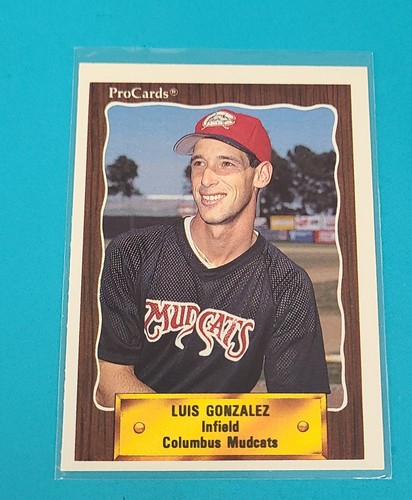 1990 CMC #760 Luis Gonzalez Columbus Mudcats BASEBALL Card L3 | eBay