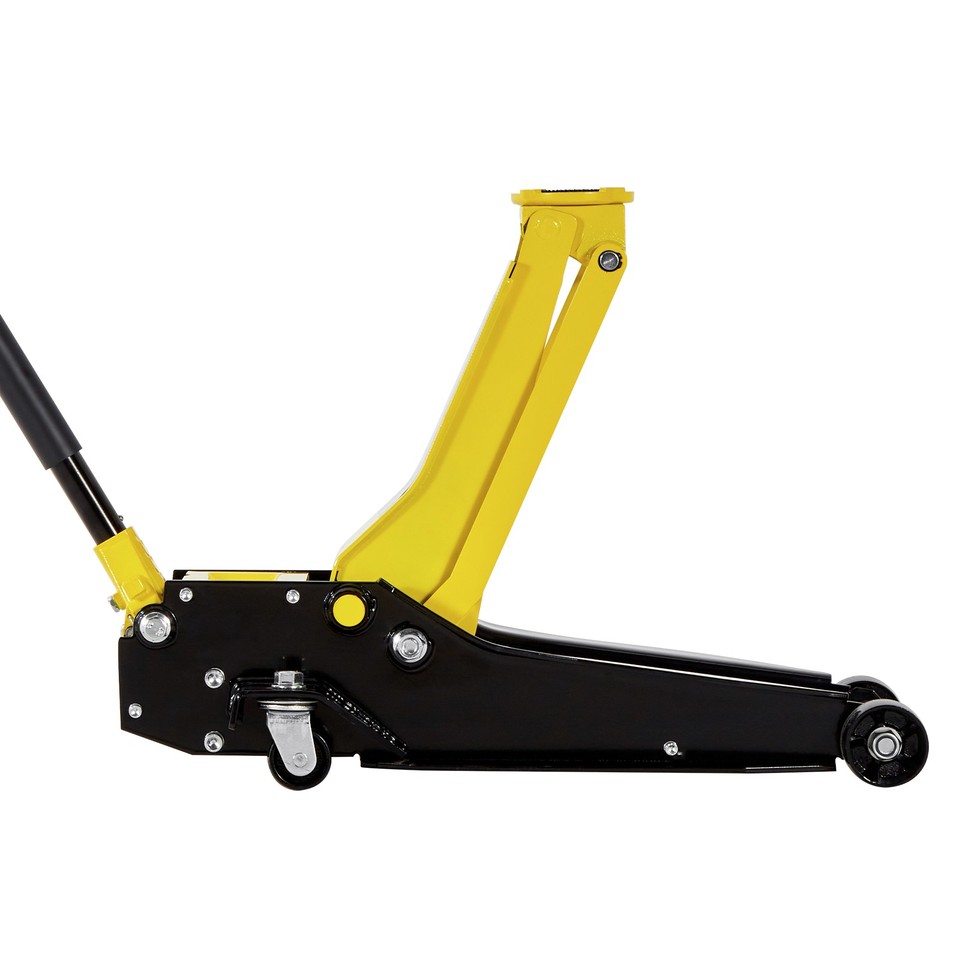 Low Profile Floor Jack 4T Heavy Duty Steel Hydraulic Car Jack w/Dual ...