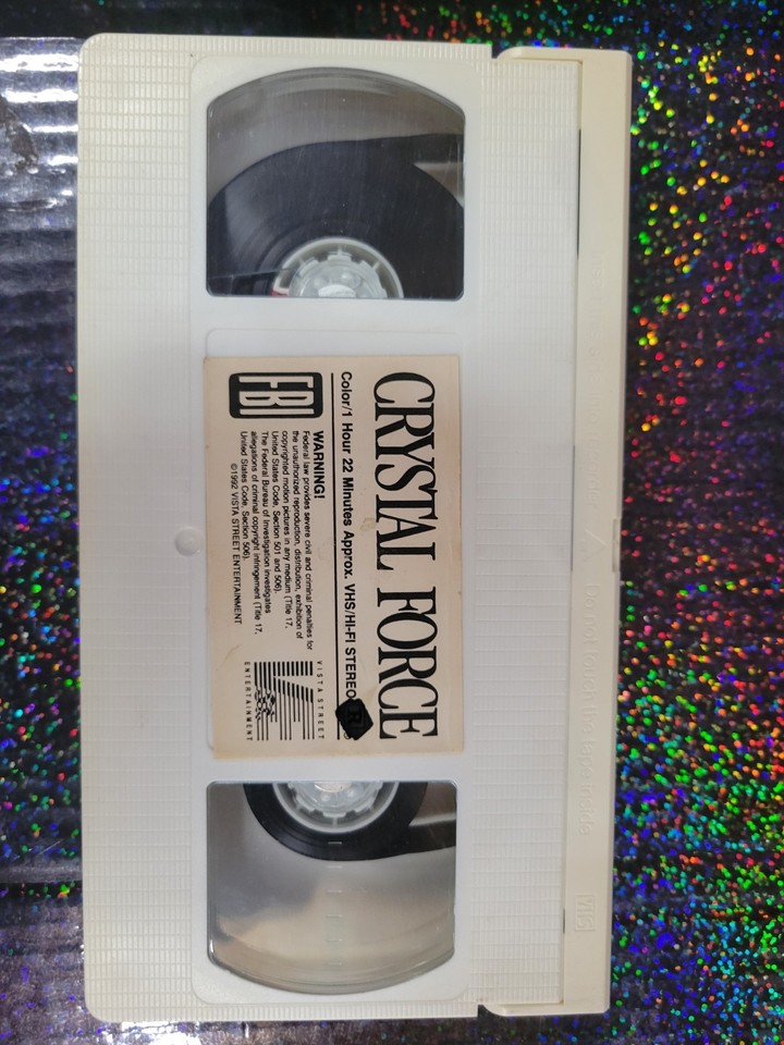 Crystal Force VHS 1992 Fantasy Horror Laura Keats SOV Rare NR White ...