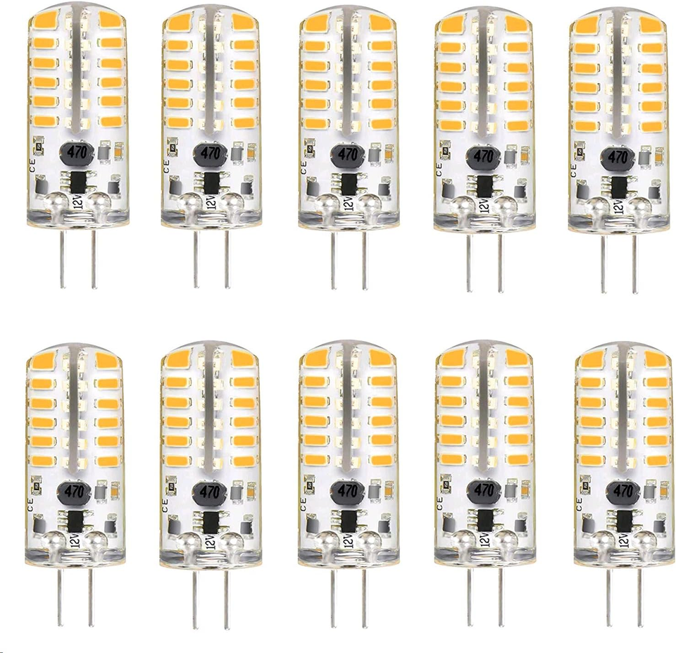 G4 LED Bulbs 12V 3W Bi-Pin LED Light Bulbs 48×3014 SMD 20W Halogen Bulb ...