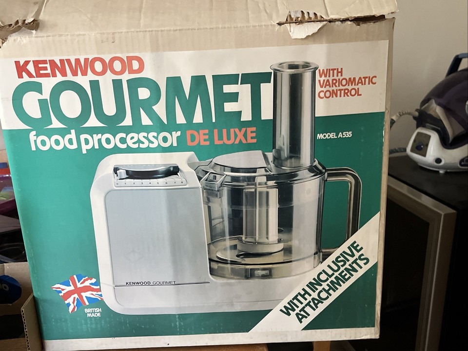 Vintage Food Processor with Attachments New Unused In Box | eBay UK