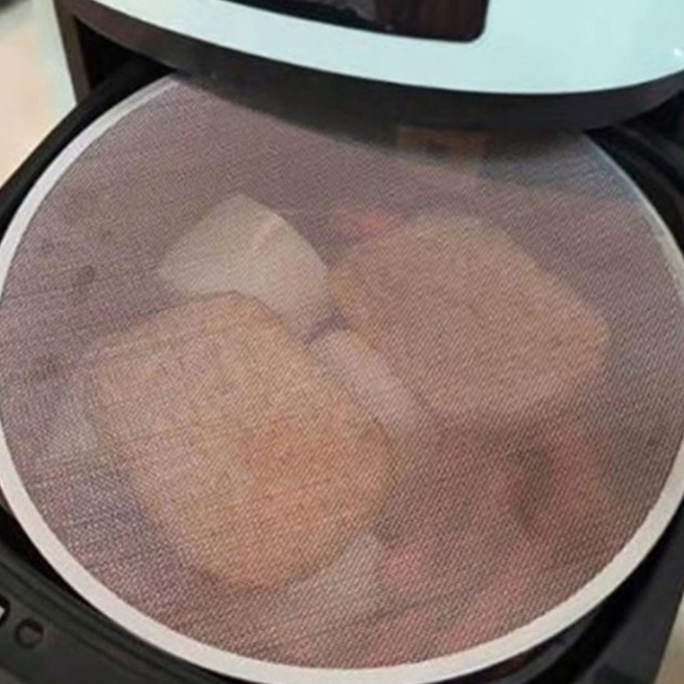 Air Fryer Splash Guard Silicone Donut Frying Screen Pan Splatter | eBay ...