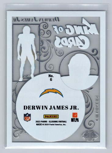 2023 Panini Illusions #6 Derwin James Jr. King of Cards | eBay
