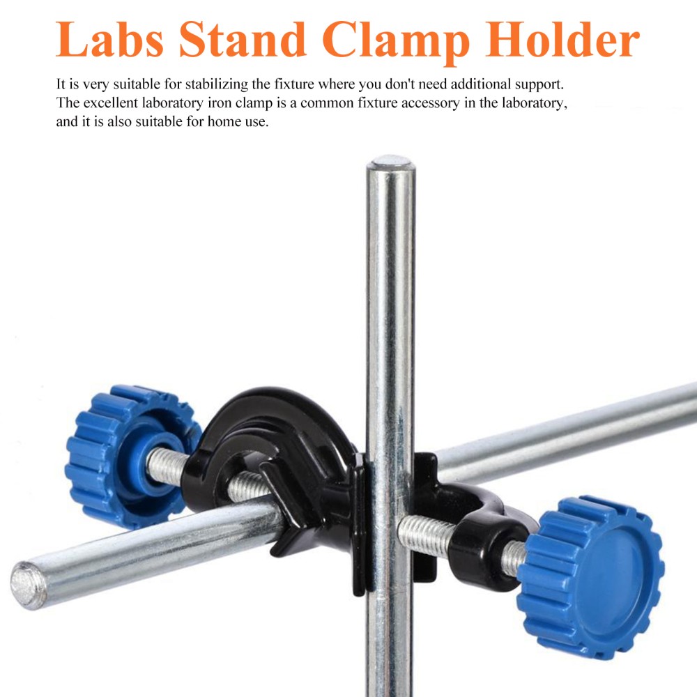 3 Count Metal Lab Clips Clamp Laboratory Tools Stand Adjustable Labs ...