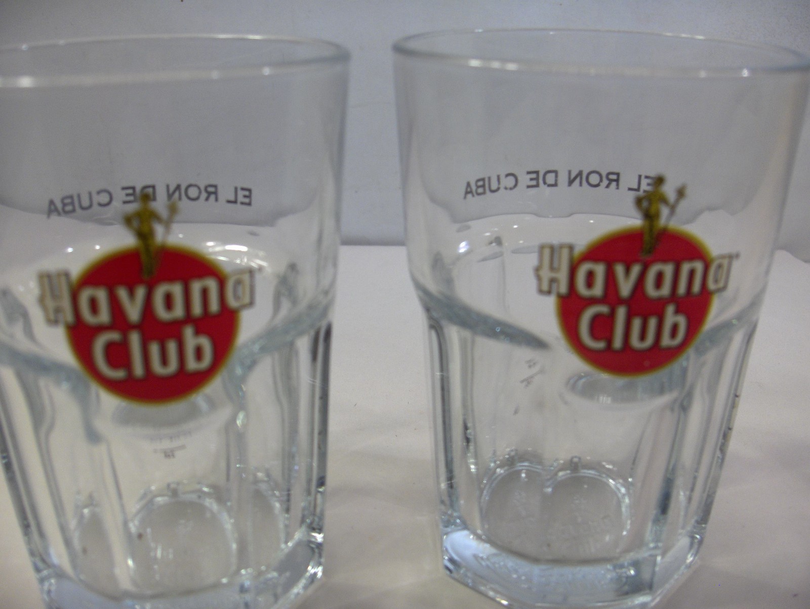 Pair Havana Club 34 CL Cocktail Glasses Set of 2 – El Ron de Cuba | eBay UK
