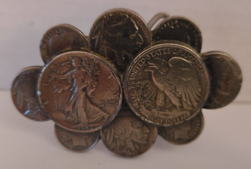 Coin Enthusiast, Collector Belt Buckle, Misc Coin Melded Belt Buckle | eBay