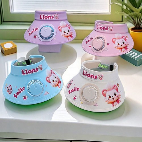UV Protection Fan Cap with Fan Baby Panama Cap Sun Hat Cap for Kids ...