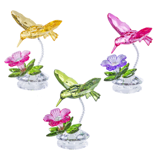 Ganz Easter/ Spring, Acrylic 5 1/4" Hummingbird Garden Figures Select ...