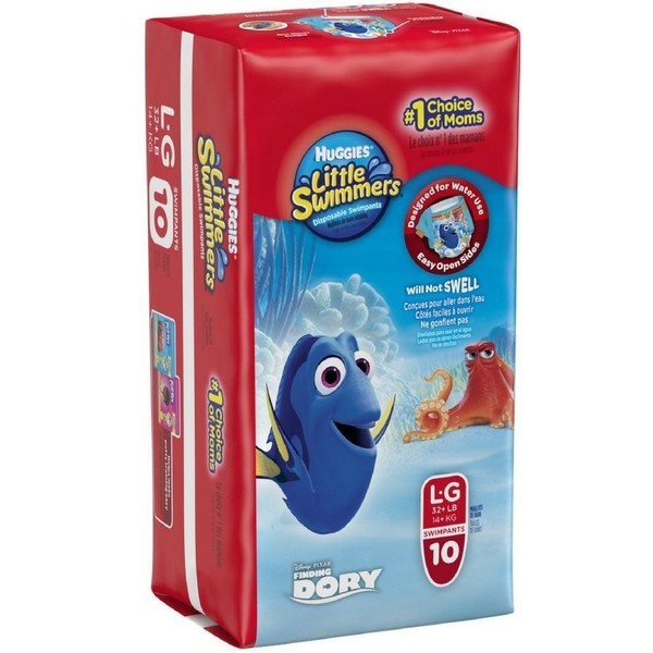 Huggies Little Swimmers 10 Ct Sz Large 32 Lbs 2008 Nemo Tigger ...