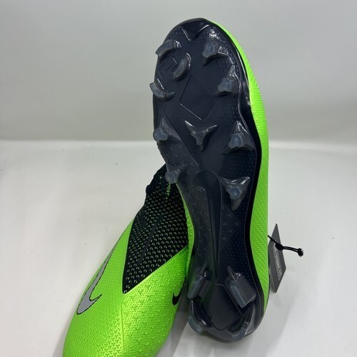 Mens Nike Phantom VSN 2 Elite DF FG Black/Green Soccer CD4161-036 Size ...