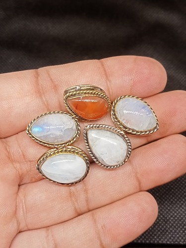 150ct ct AAA Hand made grooved natural mixed smooth cabochon 5pcs | eBay