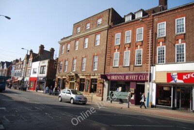 Photo 6x4 Food and drink, Tonbridge High St KFC, Oriental Buffet and a ...