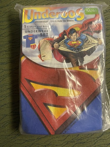 Superman Vintage 2001 Underoos Set Boy M (6). NEW | eBay