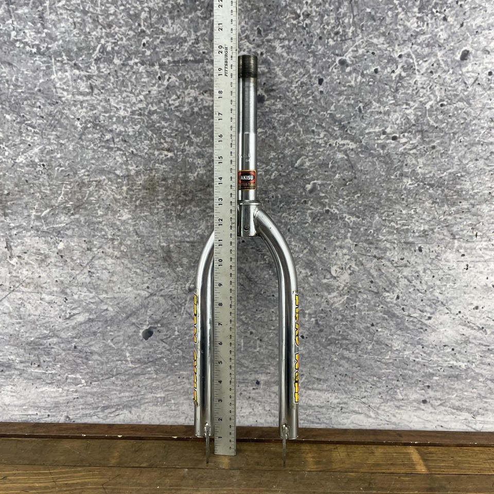 Vintage Akisu Team Cycle BMX Fork 1984 Chrome 20 in 84 1984 Japan Old ...