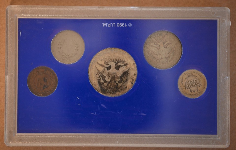 US Coin Americana Series Yesteryear Collection 5 Coin Set Silver (3 ...