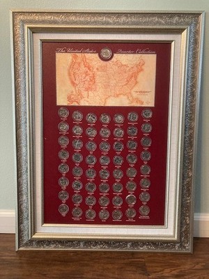 (2) beautifully framed United States Quarter Collection | eBay