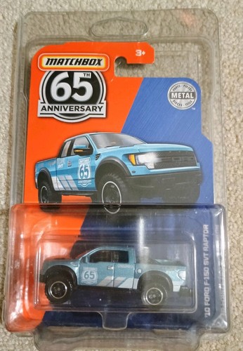 Matchbox 65th Anniversary '10 Ford F-150 SVT Raptor Sapphire Gem CHASE ...
