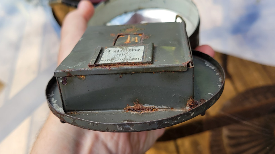 ORIGINAL PERLUX FLASHLIGHT WW1 GERMAN ARMY MILITARY LAMP TORCH WWI | eBay