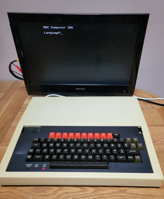 BBC Micro Computer Model B Vintage Untested turns On spares Repair ...