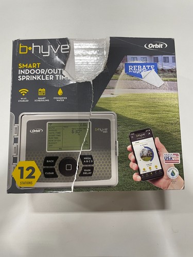 ORBIT 57950 B-HYVE 12-ZONE INDOOR/OUTDOOR SMART SPRINKLER CONTROLLER | eBay