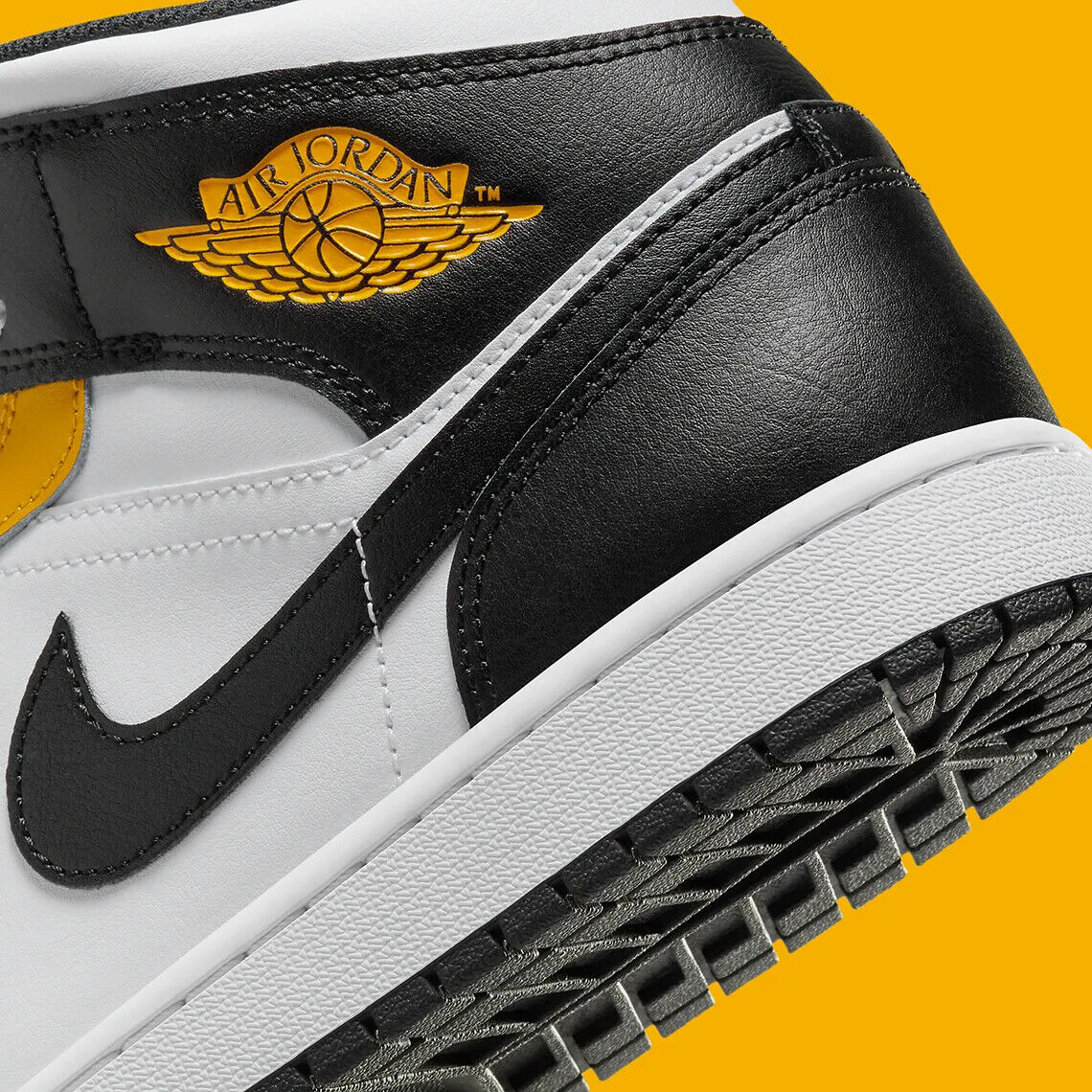 Nike Air Jordan 1 Mid Yellow Ochre White Black DQ8426-701 Nike Air Jordan 1 Mid Yellow Ochre White Black DQ8426-701