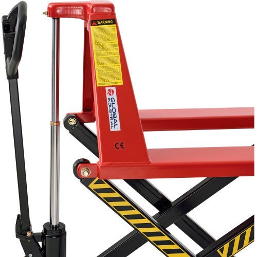 NEW! Manual High-Lift Skid Jack Truck, 3300 Lb. Capacity, 21" x 45 ...