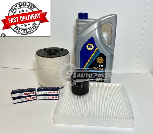 VW POLO 1.2 TSI MK5 2010-2015 BOSCH SERVICE KIT 5L FULLY SYNTH OIL ...