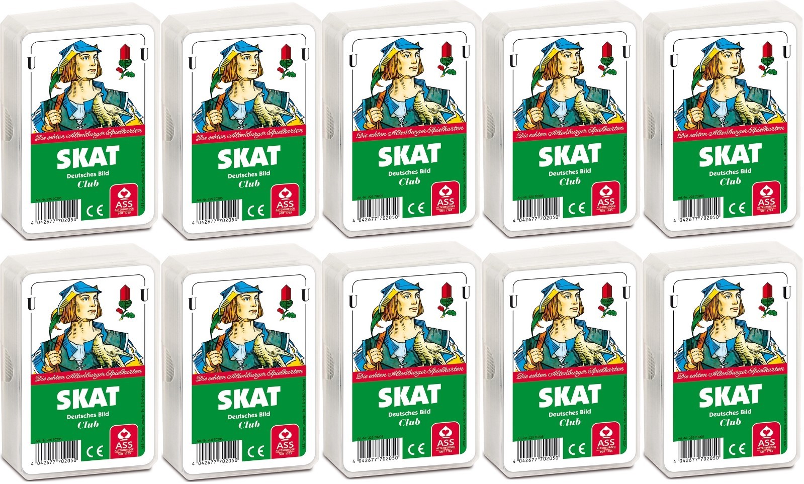SKAT je 32 Blatt Skatkarten Deutsches Bild ASS Spielkarten Karten Spiel ...