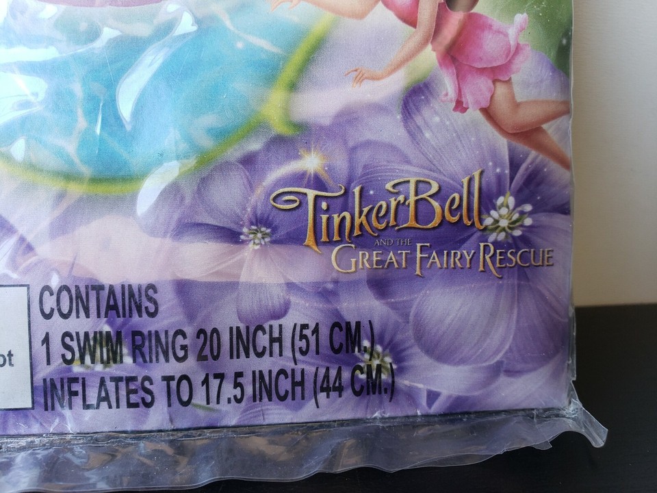 Inflatable Swim Ring TINKERBELL 3 Fairies Age 3+ New | eBay