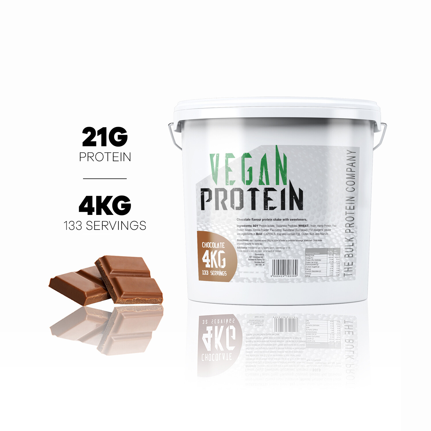 Vegan Protein Powder 4kg – Diet Shake – Low Carb – Dairy Free, Plant ...