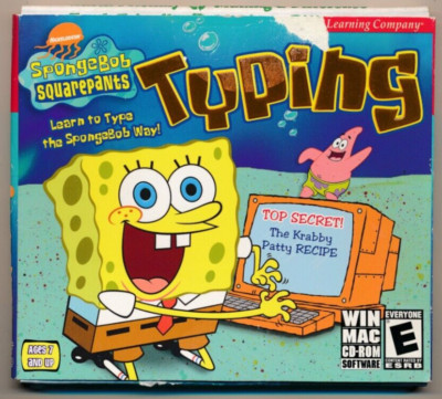 SpongeBob Squarepants Typing PC Software CD-ROM (2007) | eBay