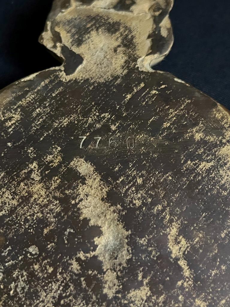 JOSEPH LUCAS LION & TORCH FLAMBEAR VINTAGE BRASS BADGE EMBLEM INSIGNIA ...