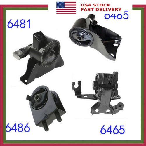 New For 01-03 Mazda Protege 6465 6481 6485 6486 M102 Engine Motor Mount ...