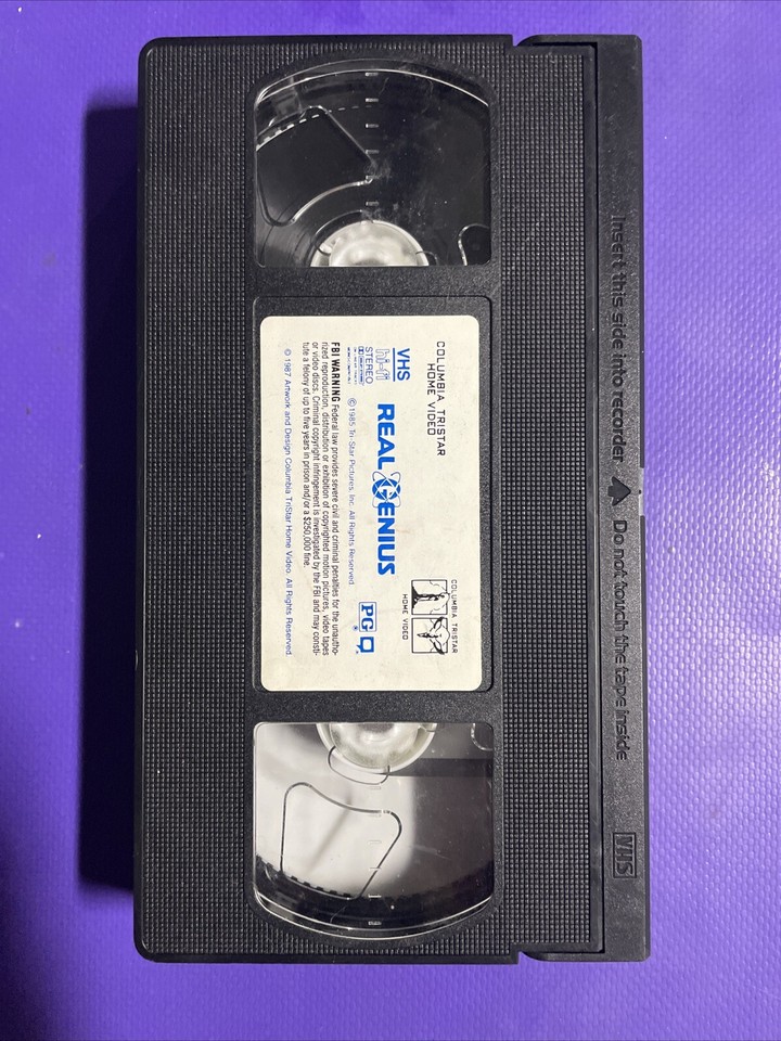 Real Genius (Columbia Tristar VHS, 1996, Family Collection, Fully ...