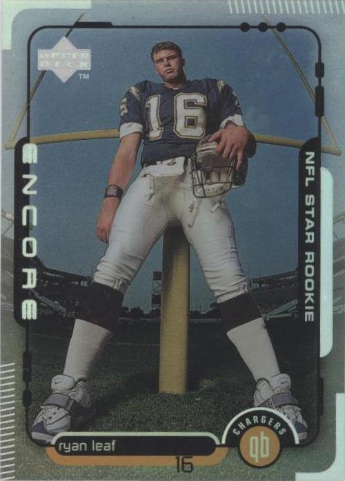 1998 Upper Deck Encore - NFL Star Rookie Ryan Leaf #2 (RC) for sale ...