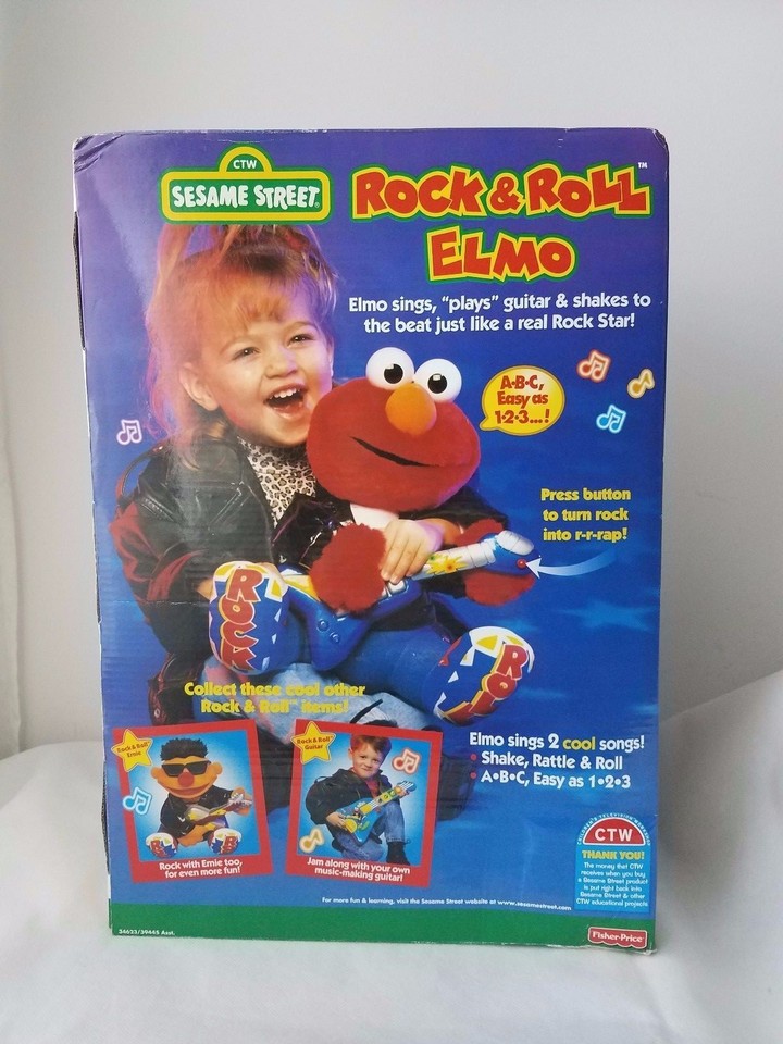 Rock & Roll Elmo doll, by Fisher Price in 1998, still in the box | eBay