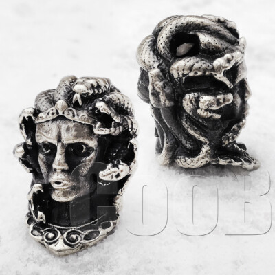 CooB EDC Paracord Bead Beads Metal Medusa Gorgons for Knife Lanyard ...