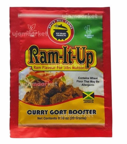 Ram-It-Up Curry Goat Mutton Booster Jamaican Curry Goat Booster- 0.70 ...