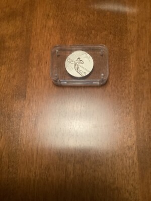 Salvador Dali Pole Vault Commemorative USA Olympic Silver Coin | eBay