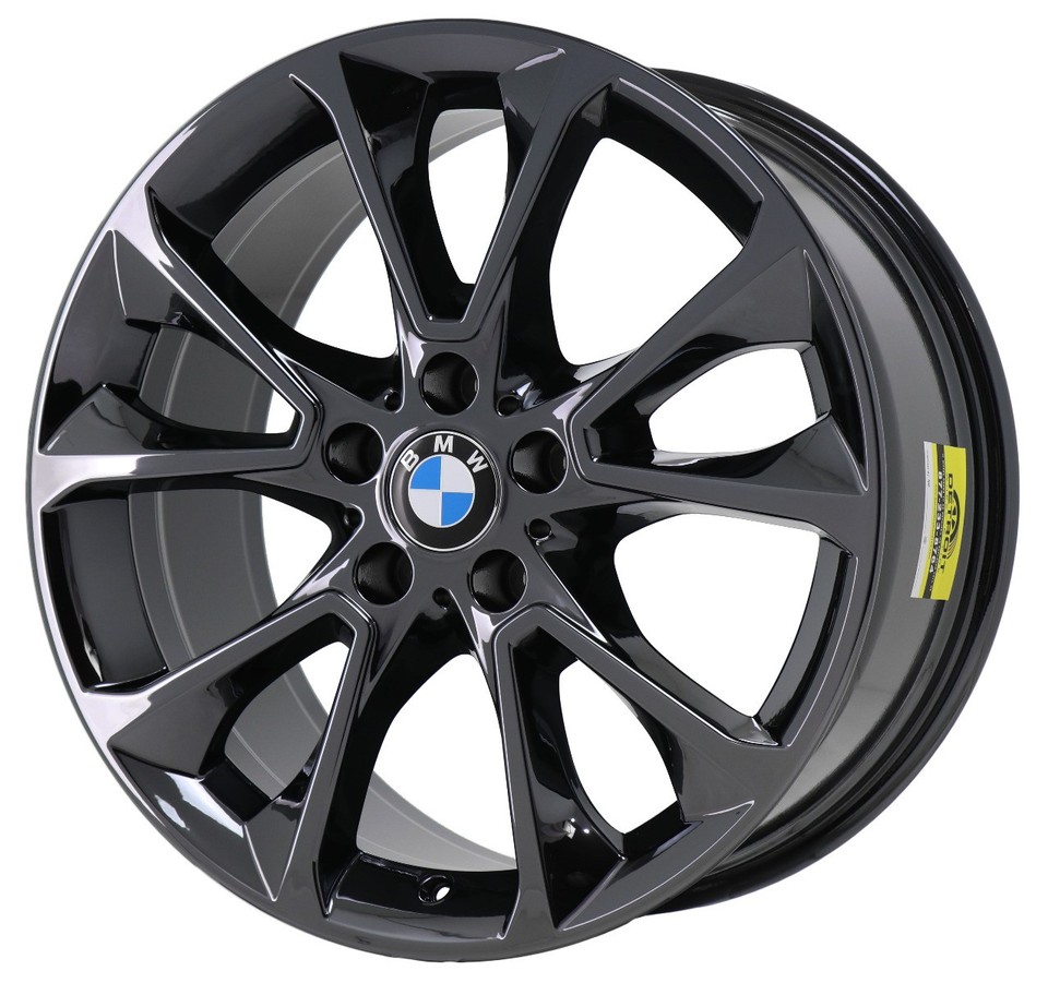 19" BMW X5 PVD Black Chrome Wheels-C Rims Factory OEM 86044 Exchange ...