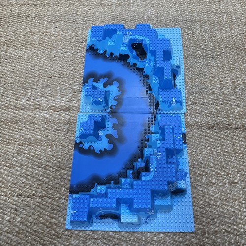 Lego Base Plates 6024 Aquazone Underwater Blue Ocean Sea Canyon 32x32 ...