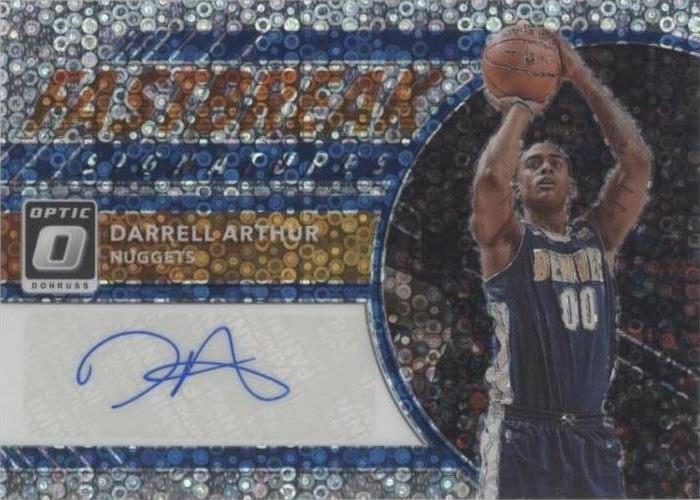 2017-18 Panini Donruss Optic - Fast Break Signatures Darrell Arthur #FB ...