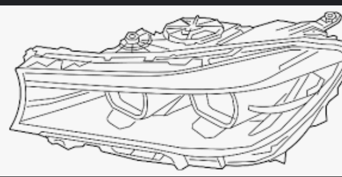 63117408706 2016 - 2019 BMW 7 Series 740xi 750xi + RH Headlight ...