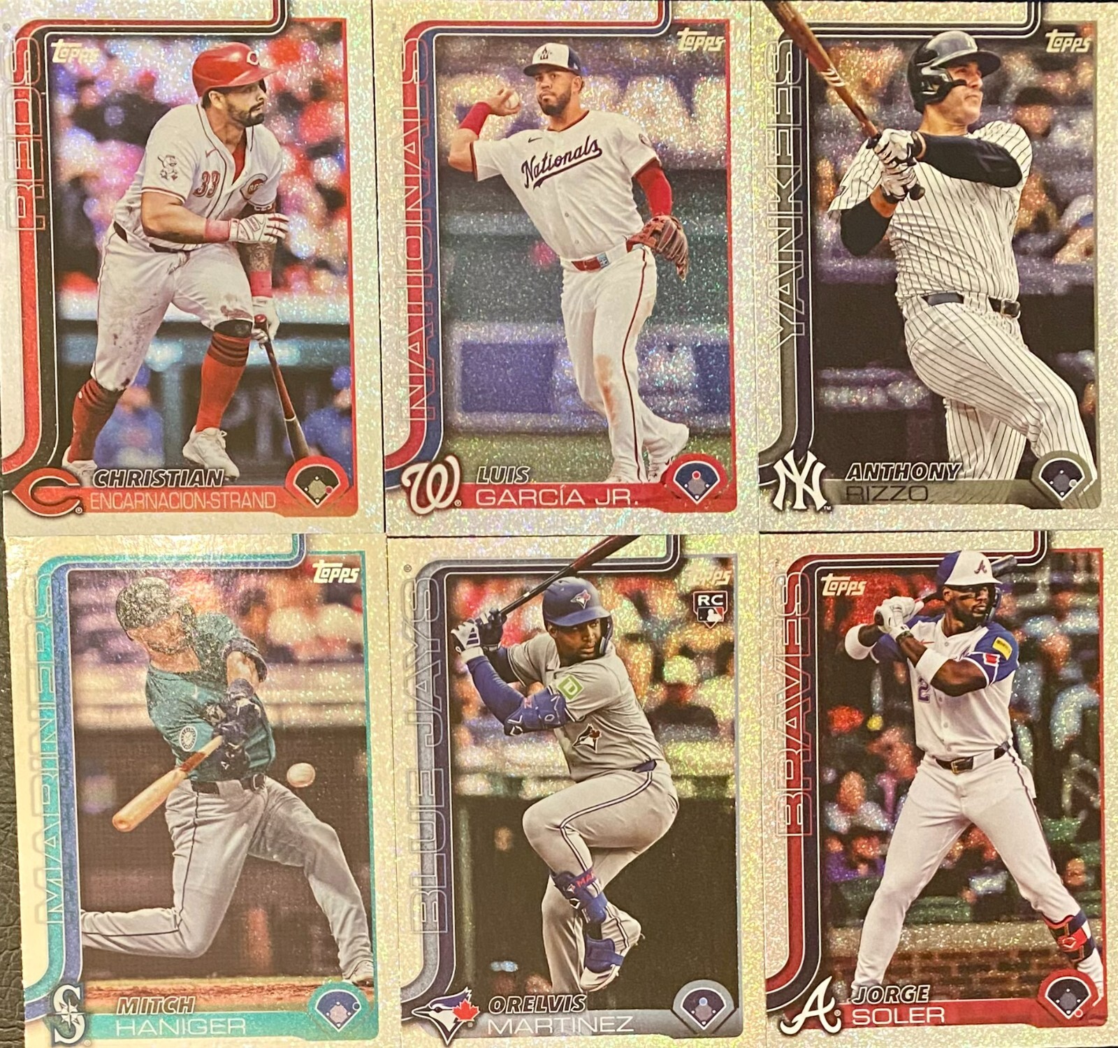 2025 Topps Series 1 - Sandglitter Parallels - You Pick Complete Your ...