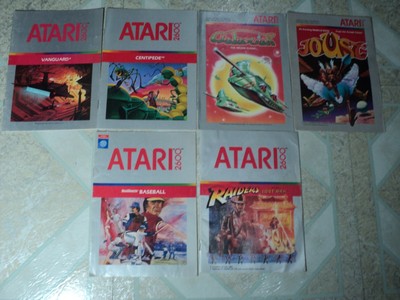 Atari 2600 Silver Label Game Manuals Only Joust Centipede | eBay