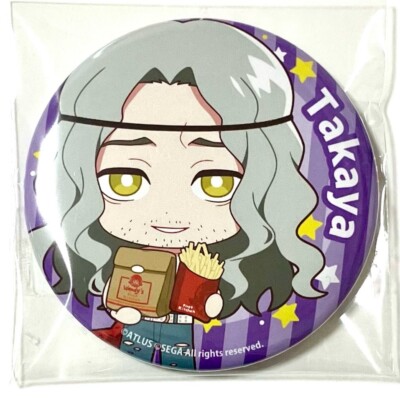 PERSONA 3 RELOAD Takaya Strega [P3R Wendy’s Collabo Limited] Tin Badge ...