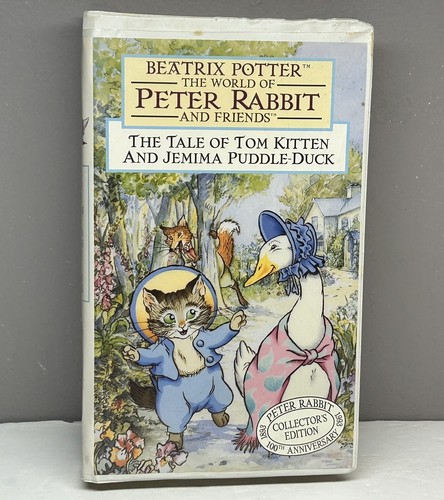 Peter Rabbit VHS Video Tape Tale Tom Kitten & Jemima Puddle Duck ...