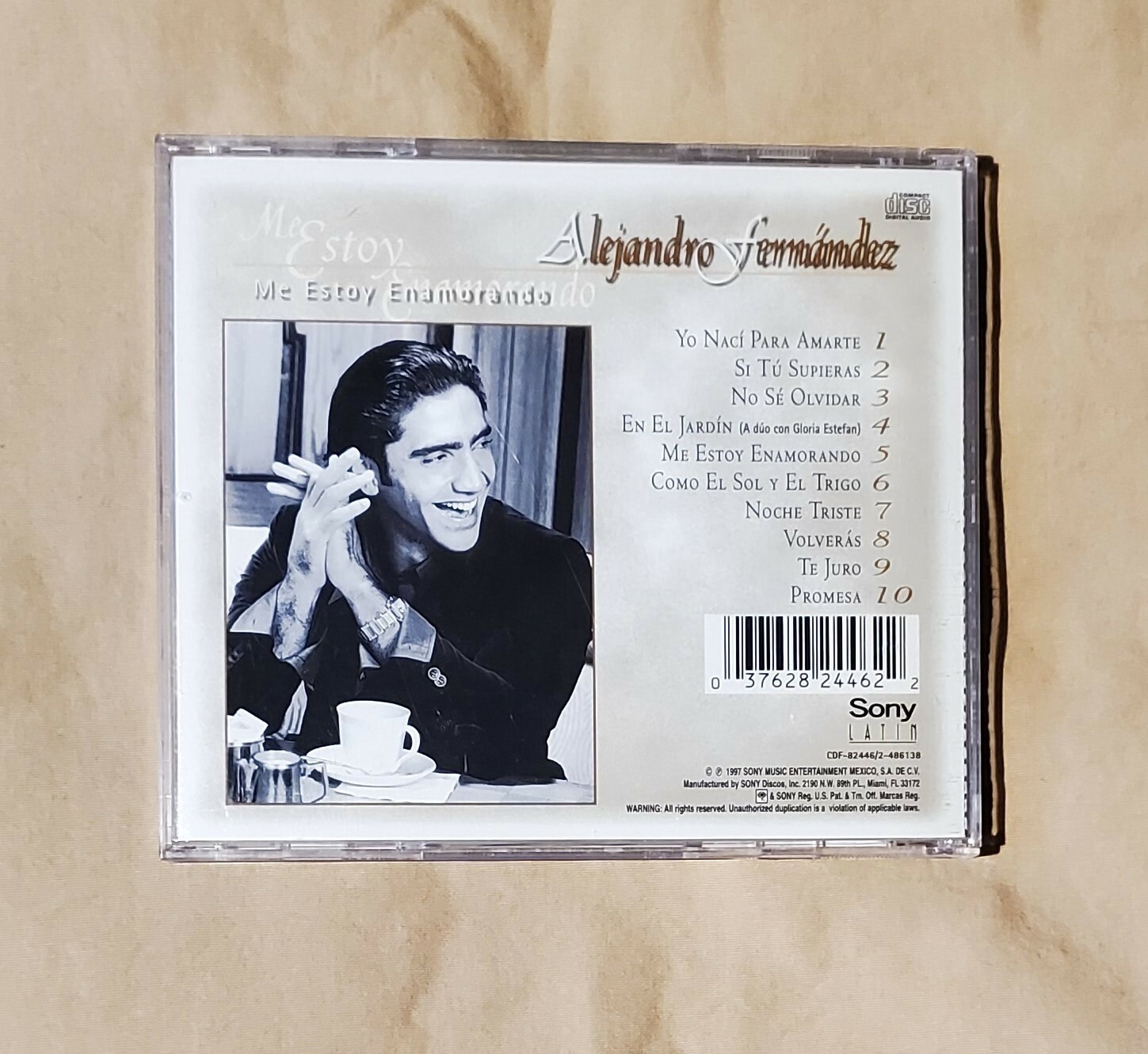 Alejandro Fernandez - Me Estoy Enamorando CD | eBay