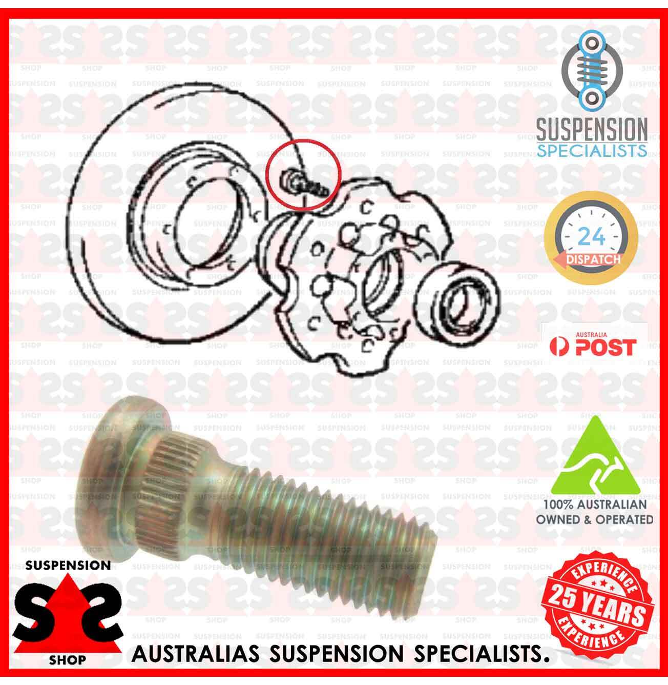 Wheel Stud Suit MITSUBISHI L200 Platform/Chassis (K3_T, K0_T, K1_T, K2_T) 2.5 D | eBay