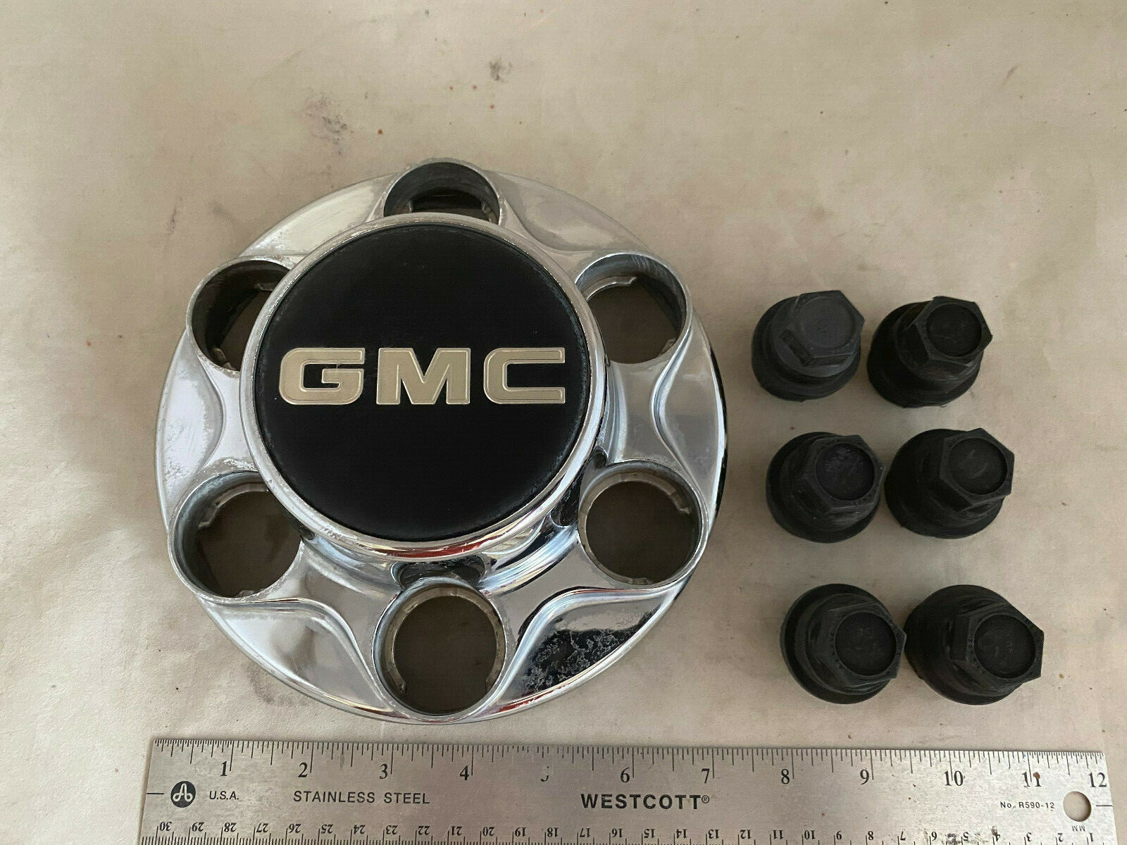 Chrome GMC Pickup Truck Tahoe 1500 Center Hub Cover Cap 46282 46279 | eBay